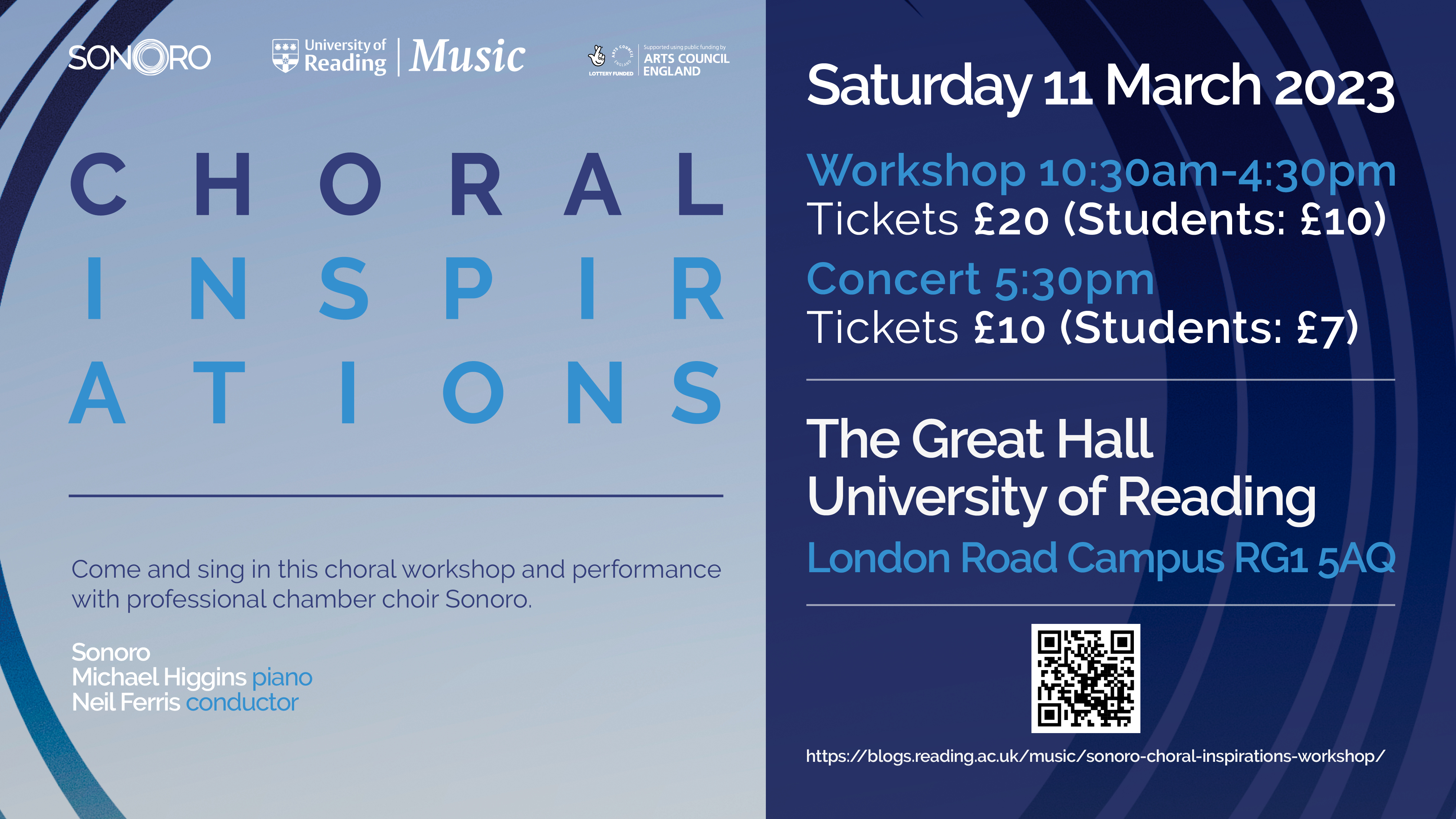 Sonoro Choral Inspirations | What's On Reading