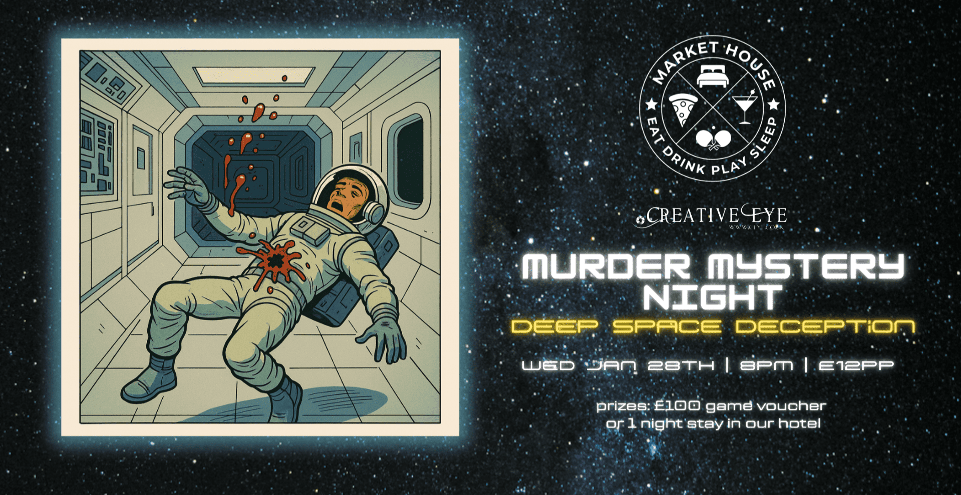 Murder Mystery Night - Deep Space Deception 🚀👽 | What's On Reading