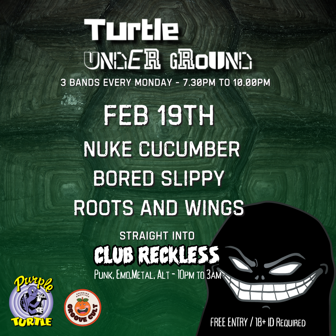 Turtle Underground - Nuke Cucumber / Bored Slippy / Roots & Wings ...