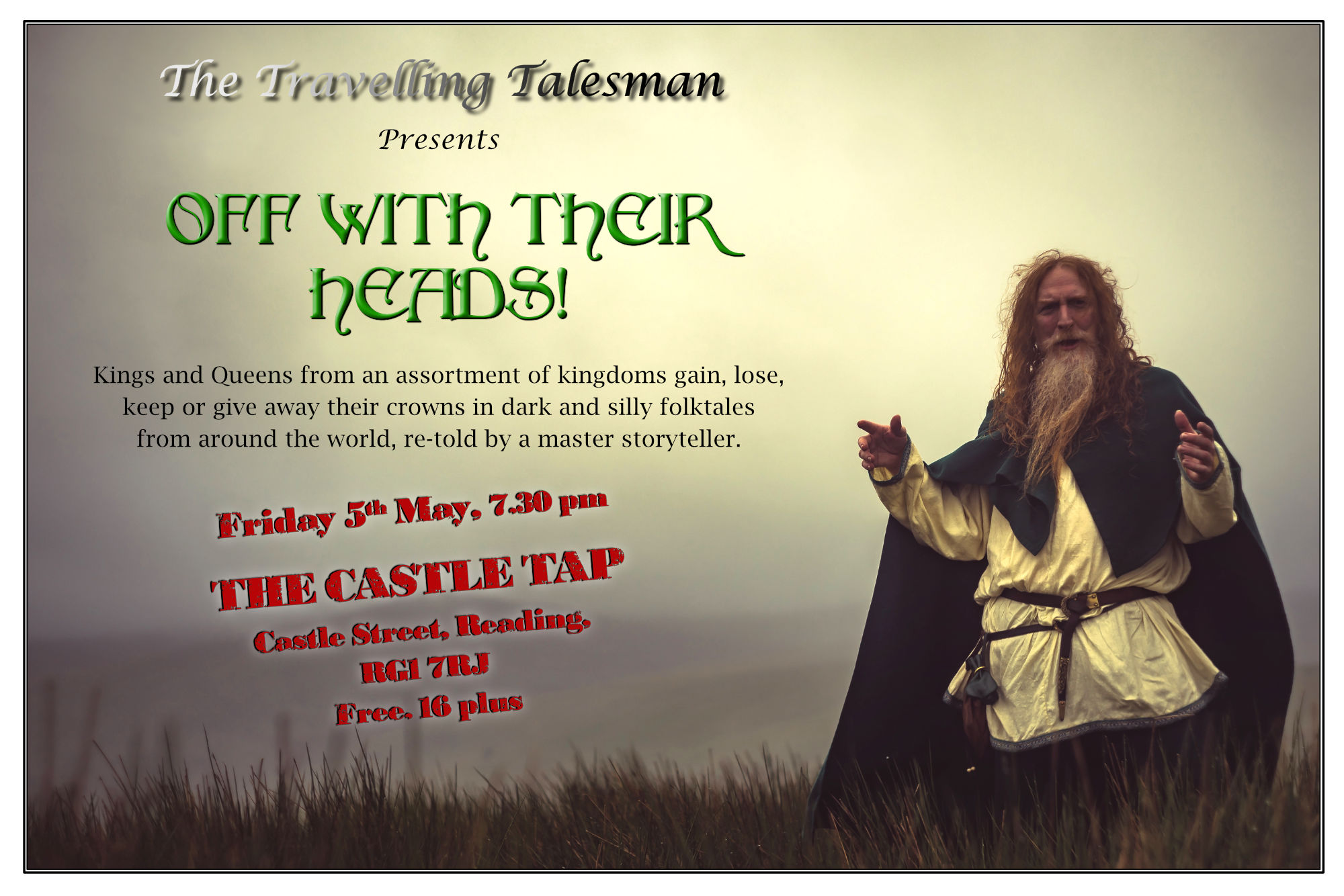 Travelling Talesman: Off With Their Heads | What's On Reading