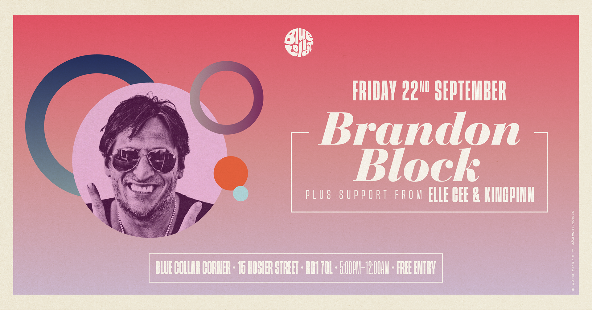 Brandon Block @ Blue Collar Corner | What's On Reading