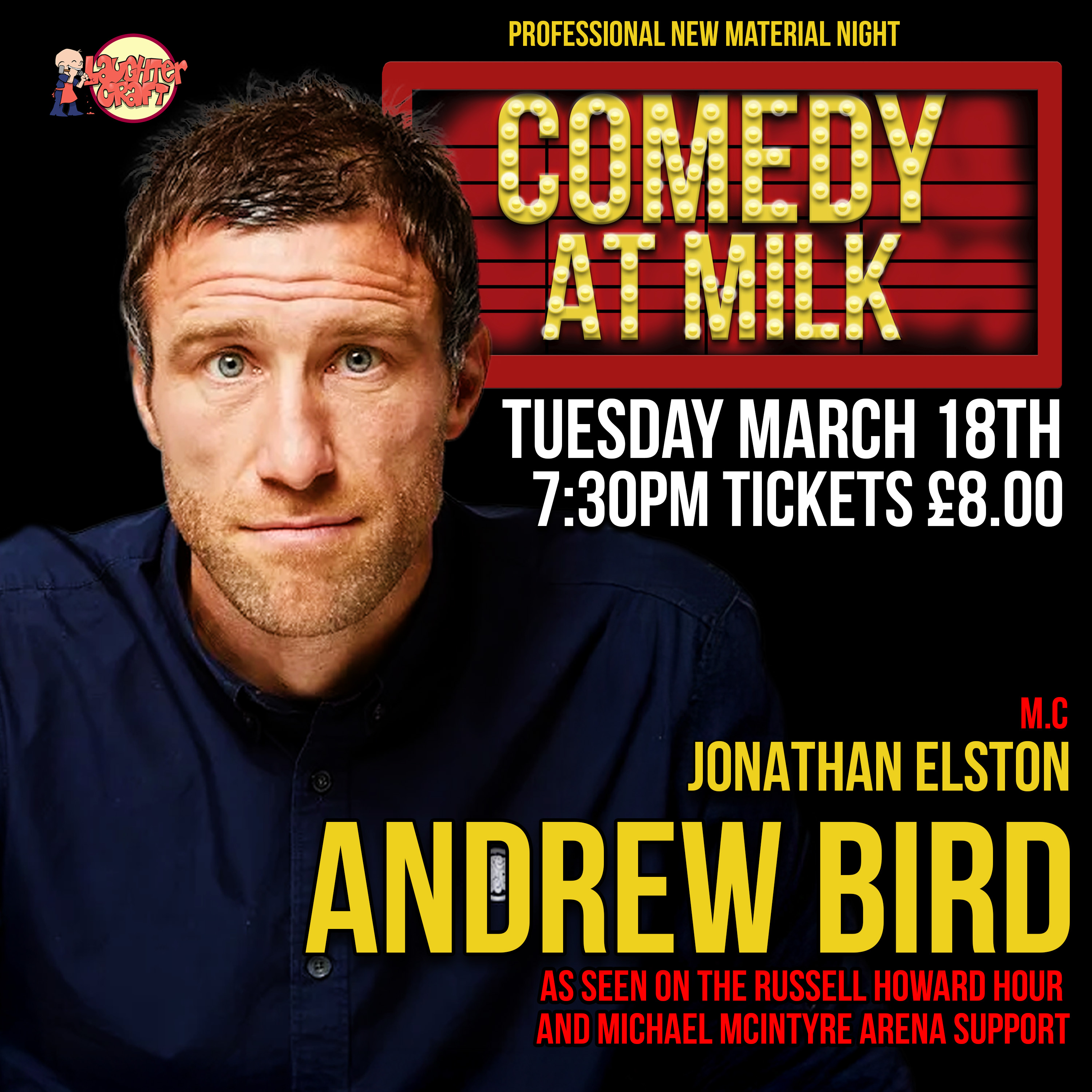 March's Comedy at Milk | What's On Reading