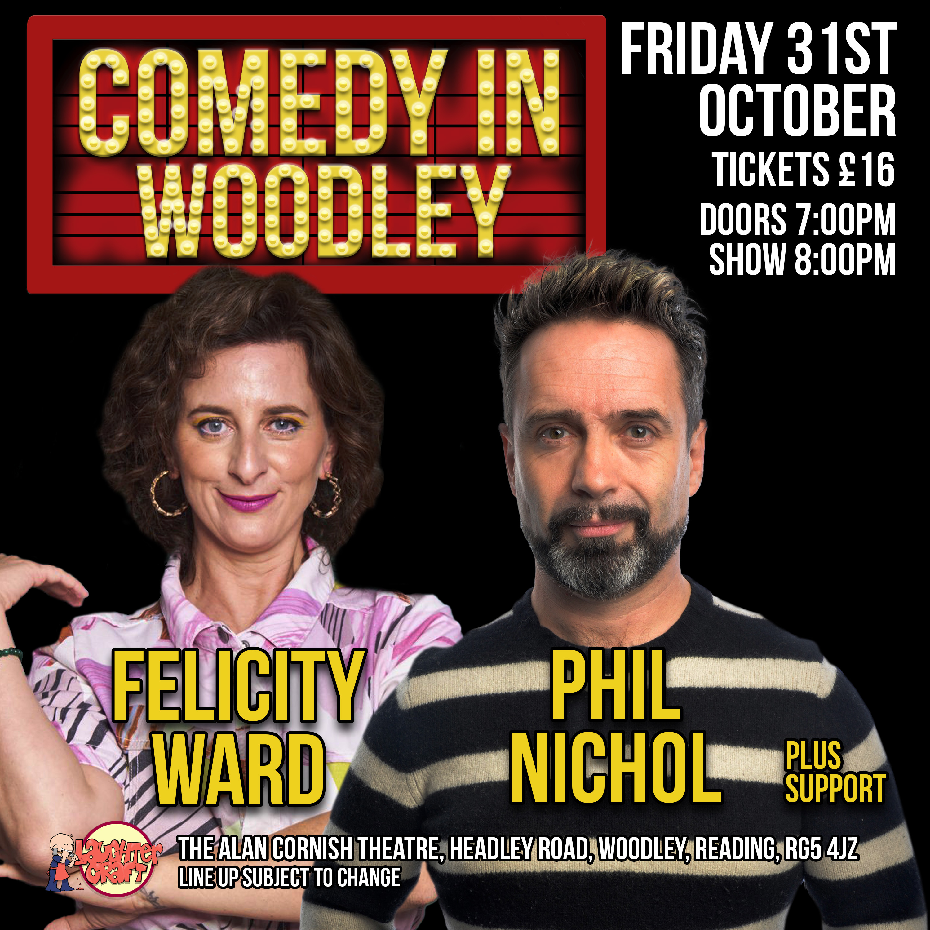 October's Comedy in Woodley | What's On Reading