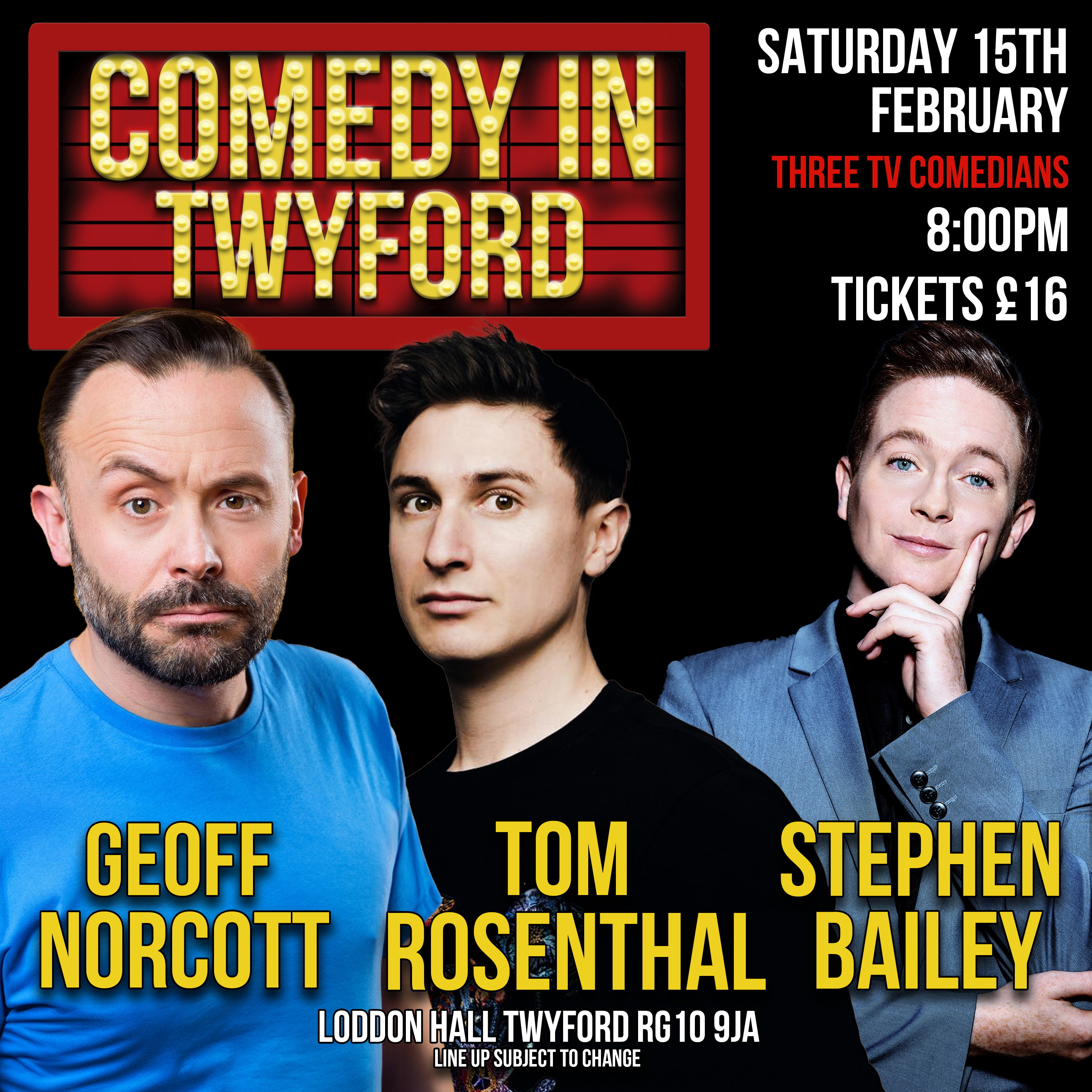 February's Comedy in Twyford | What's On Reading