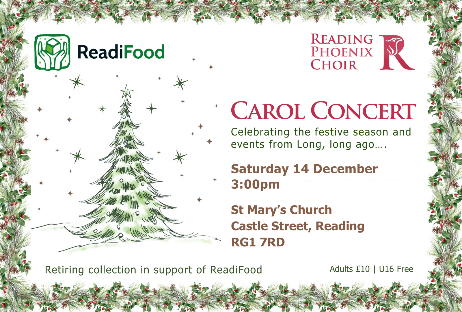 Reading Phoenix Choir Annual Carol Concert 2024 | What's On Reading