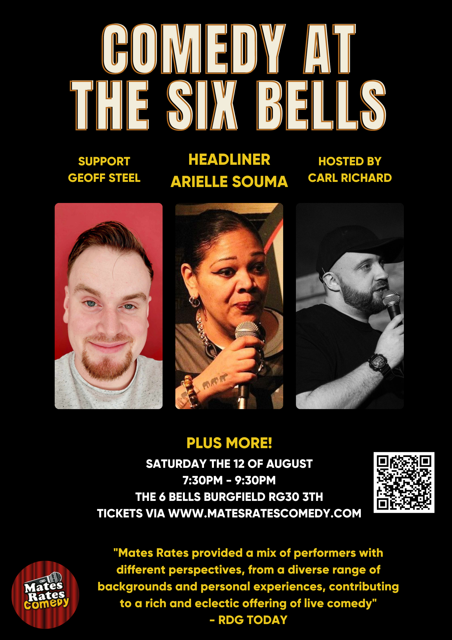 Comedy at The Six Bells | What's On Reading