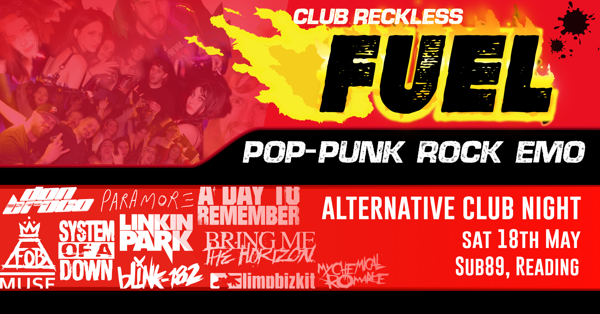 Club Reckless presents: FUEL - Alternative Club Night | What's On Reading