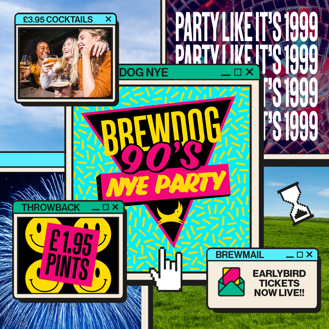 Party Like It's 1999 - NYE at BrewDog Reading | What's On Reading