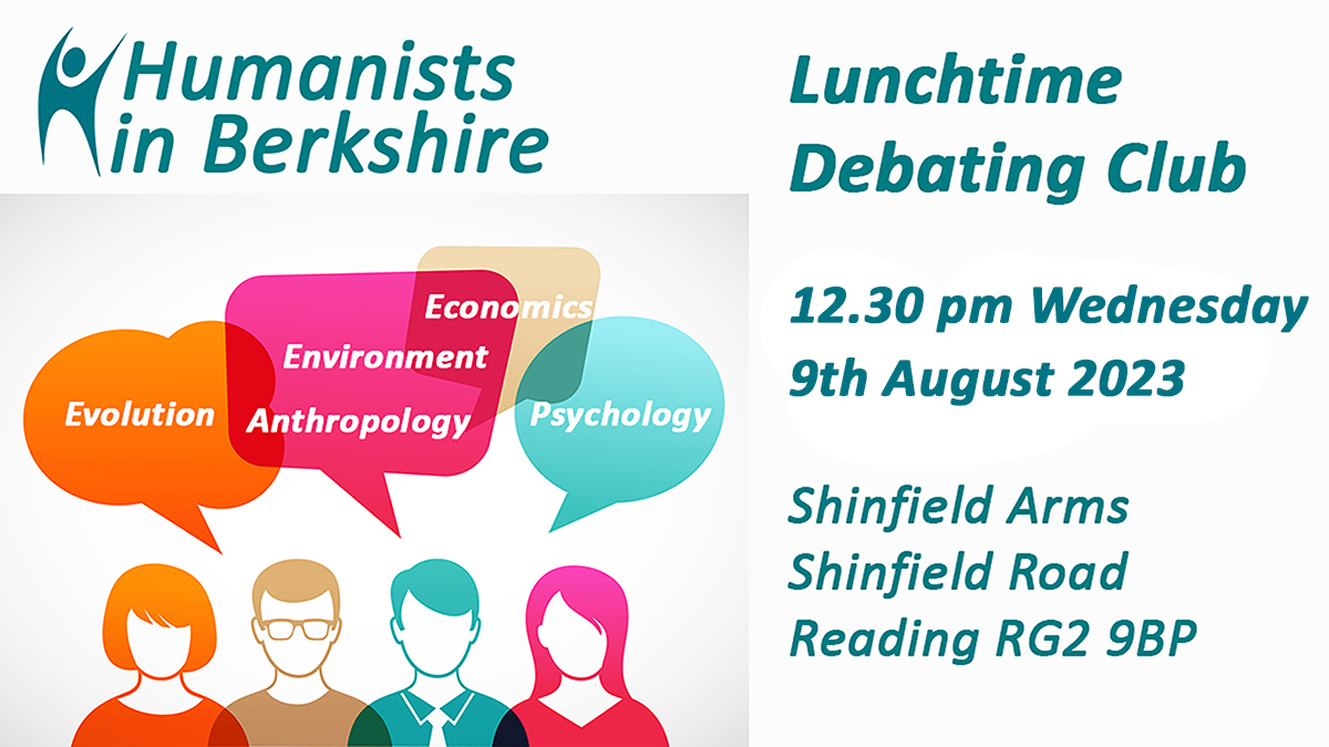 Lunchtime Debating Club - August 2023 | What's On Reading