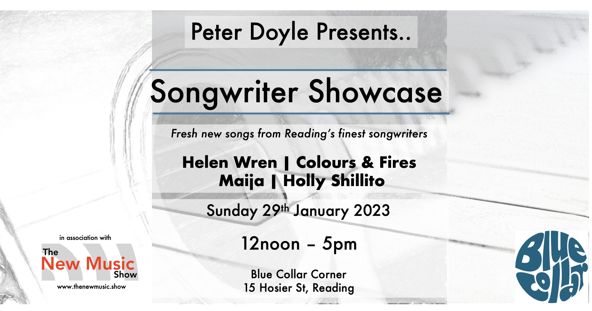 Peter Doyle Presents... Songwriter Showcase | What's On Reading