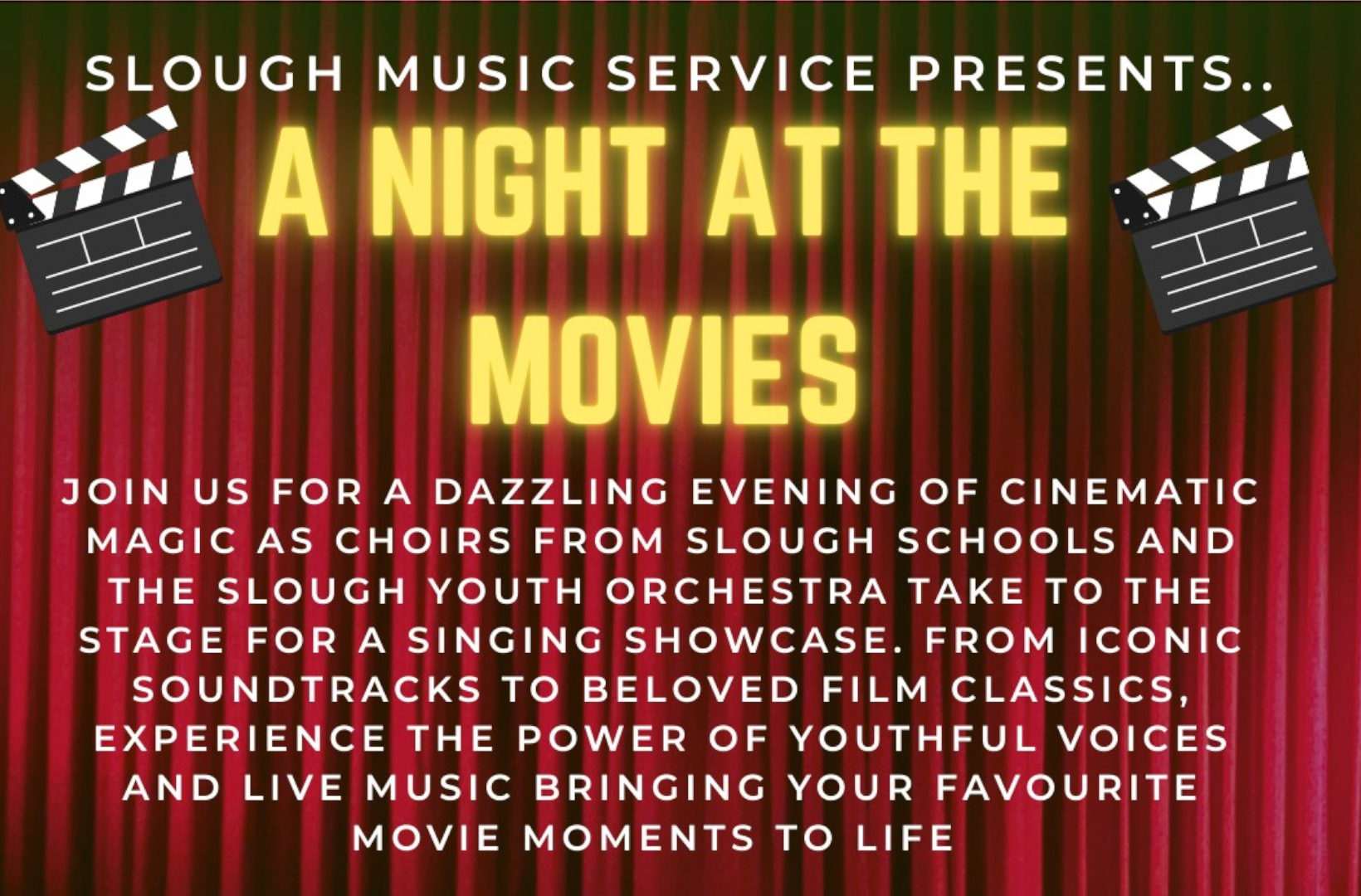 Slough Music Service: A Night At The Movies | What's On Reading
