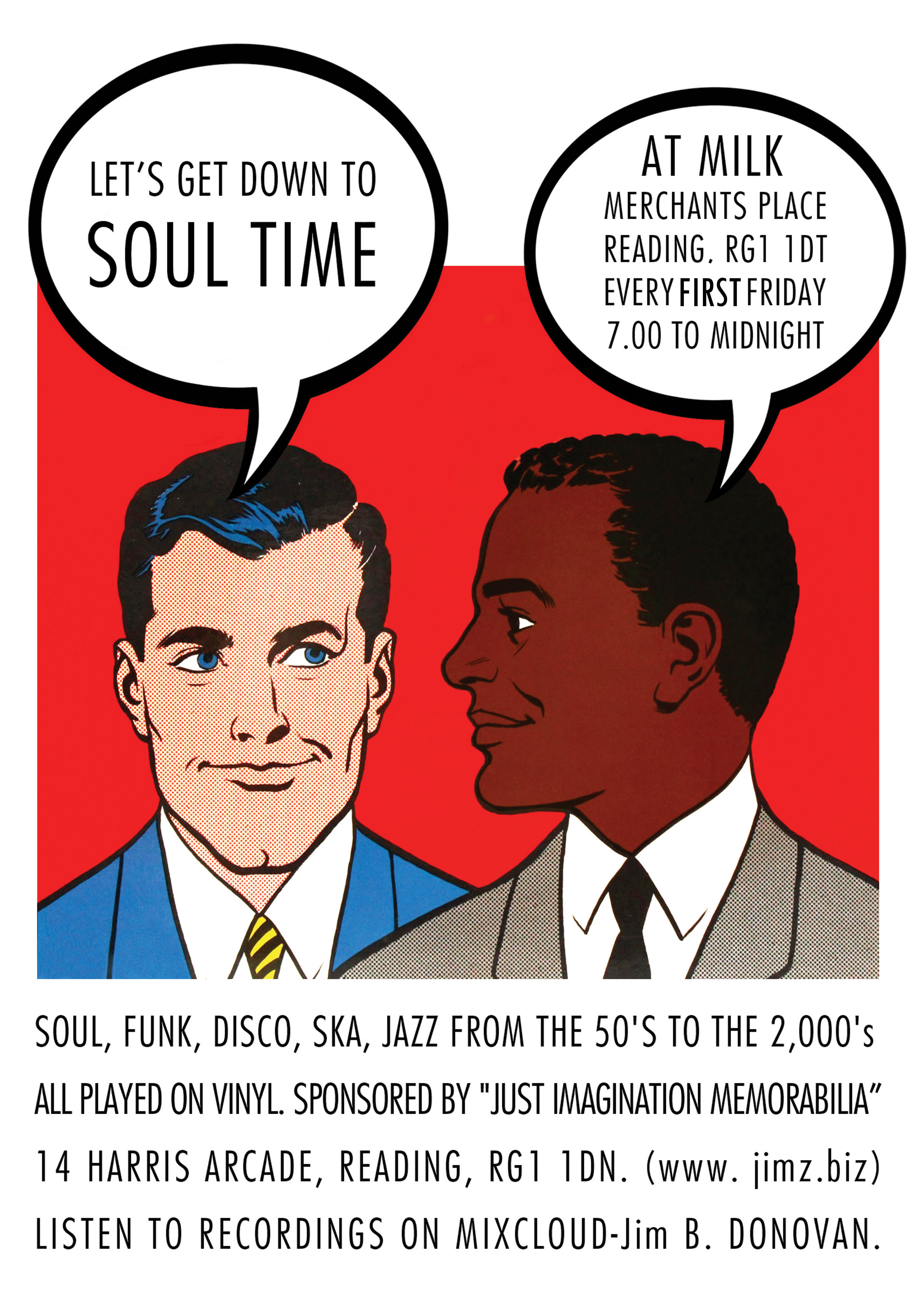 Soul Time with Jim B. Donovan | What's On Reading