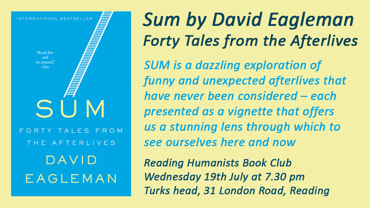 Book Club: Sum by David Eagleman | What's On Reading