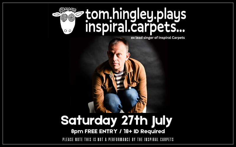 Tom Hingley (ex lead singer of The Inspiral Carpets) | What's On Reading