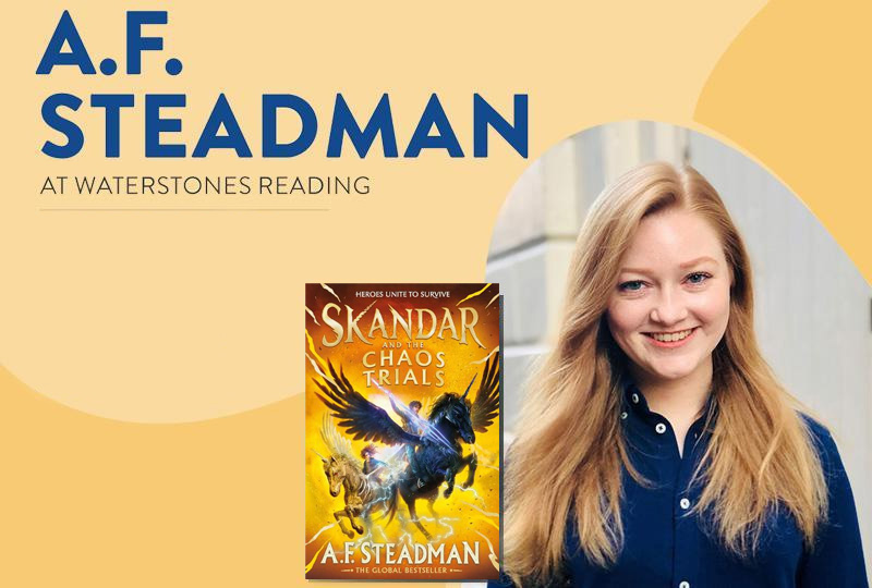 Meet A.F. Steadman for Skandar and The Chaos Trials paperback release ...