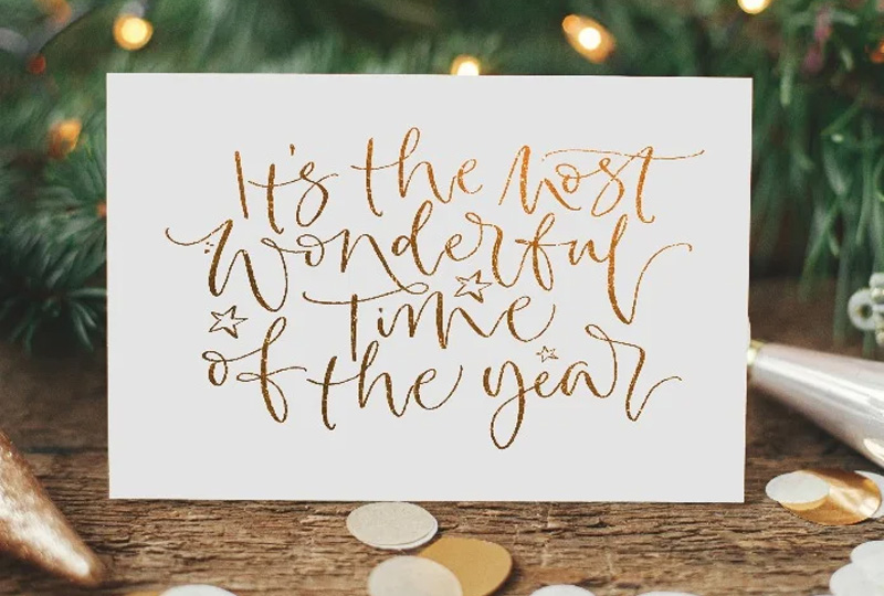 Christmas Sparkle Nib Calligraphy Workshop | What's On Reading