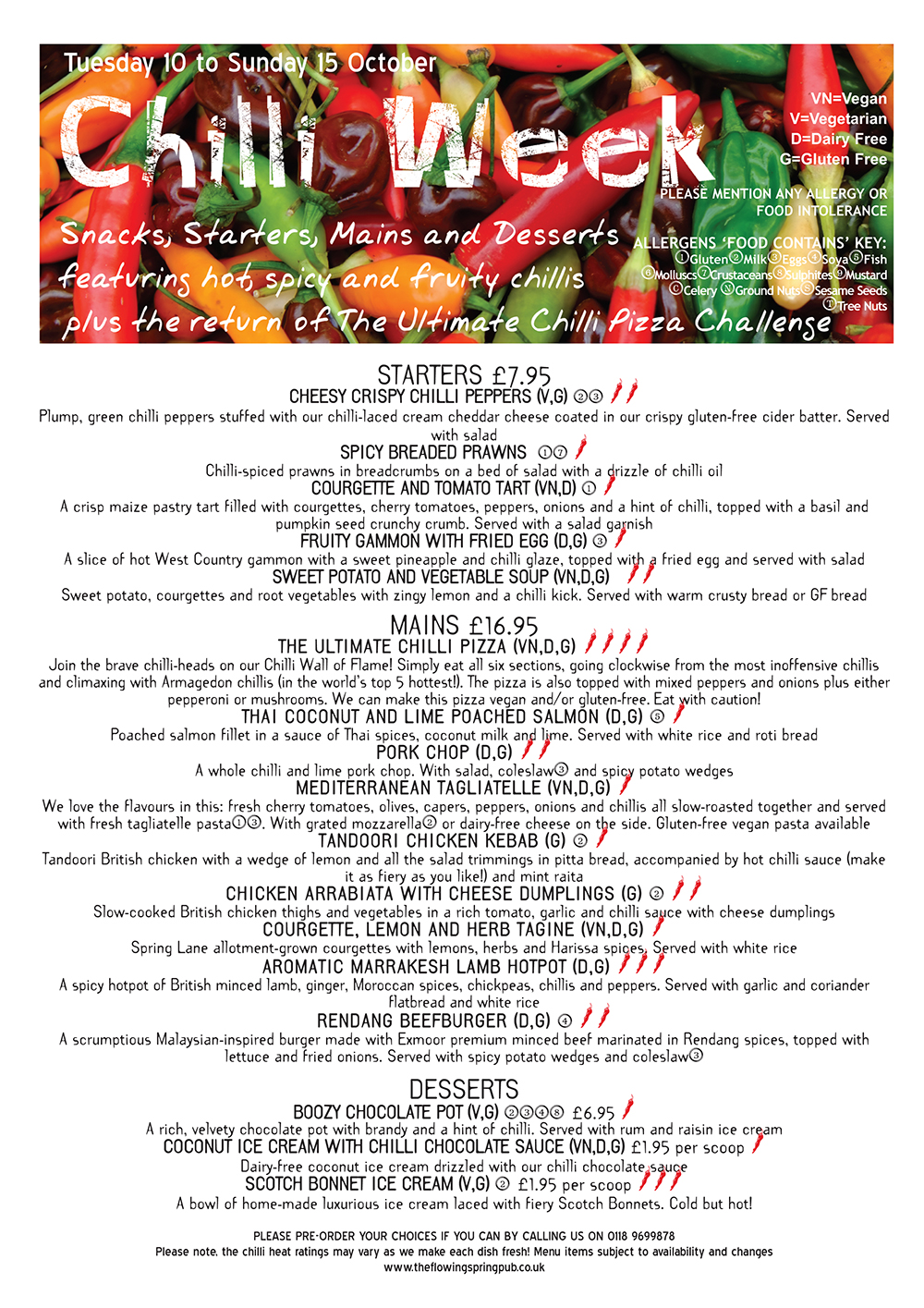 Chilli Week | What's On Reading