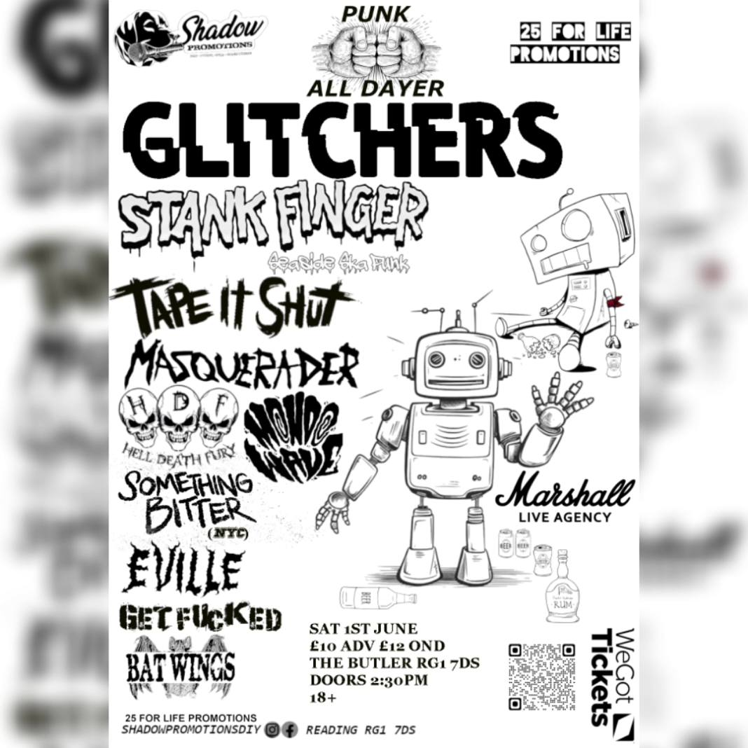 Shadow Promotions DIY + 25 For Life's Punk All-Dayer | What's On Reading
