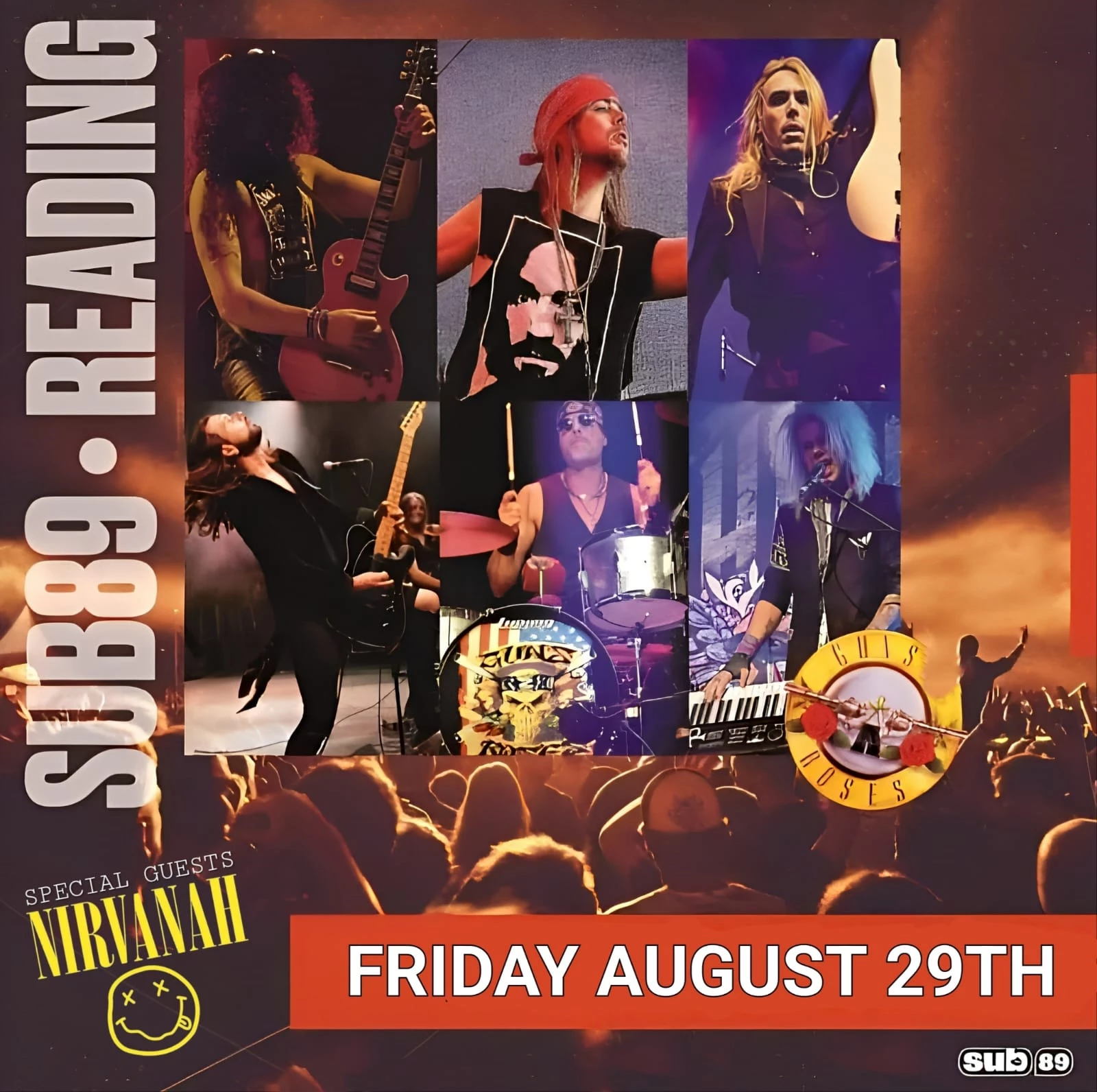 Guns 2 Roses w/Nirvanah | What's On Reading