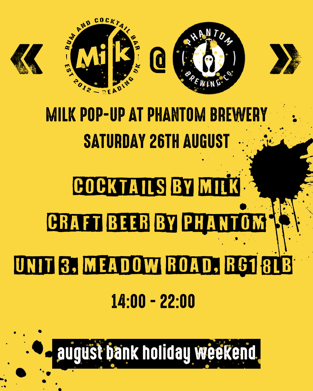 Milk Pop-Up @ Phantom | What's On Reading