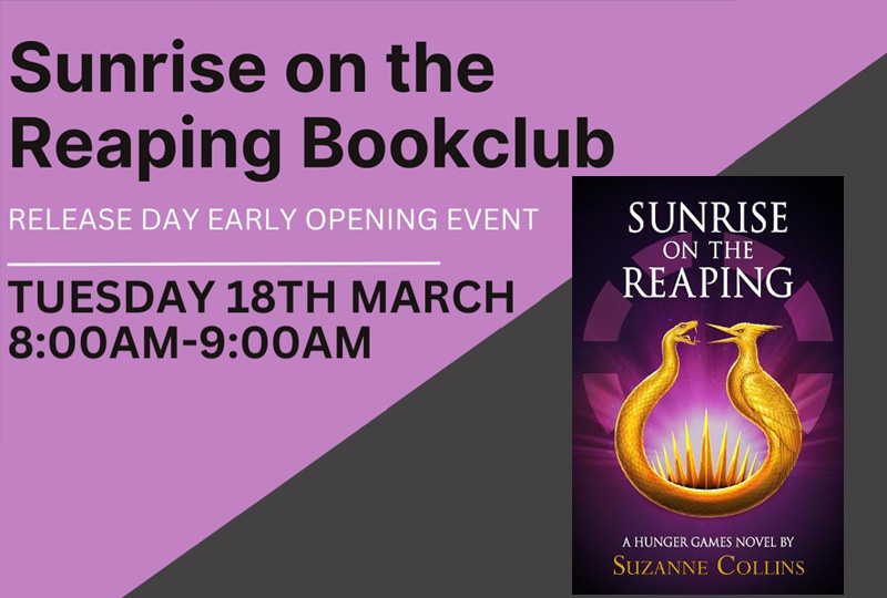 Sunrise on the Reaping Breakfast Bookclub | What's On Reading