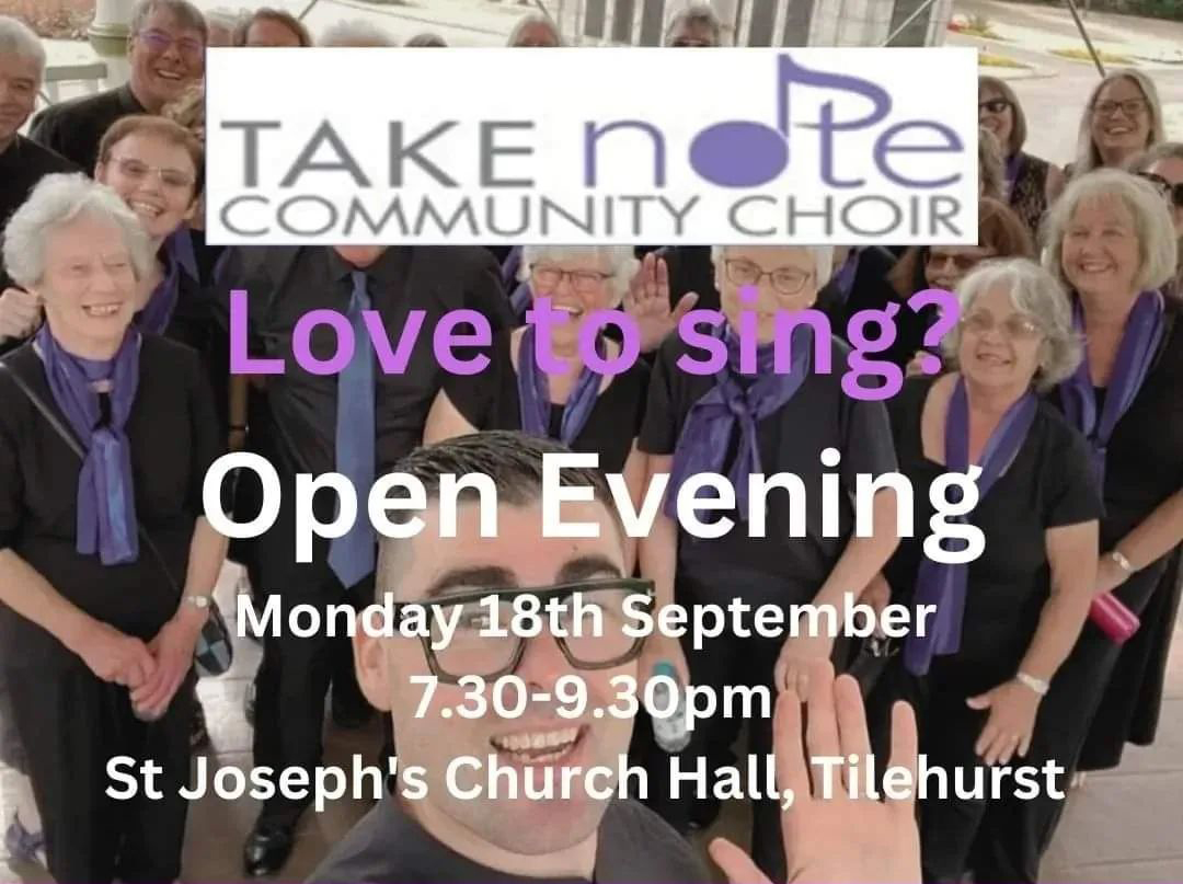 Take Note Community Choir Open Evening | What's On Reading