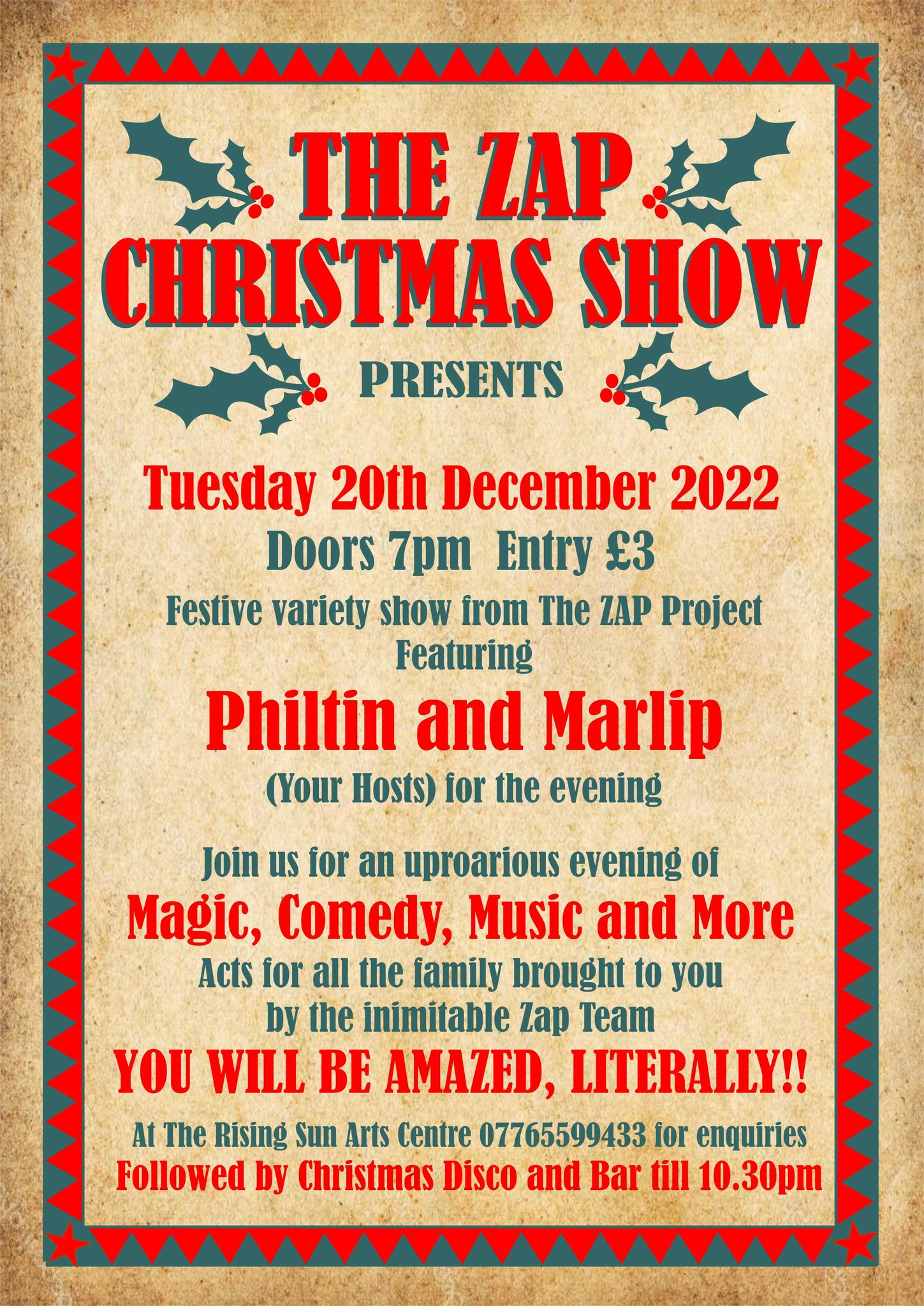 The Zap Christmas Show | What's On Reading
