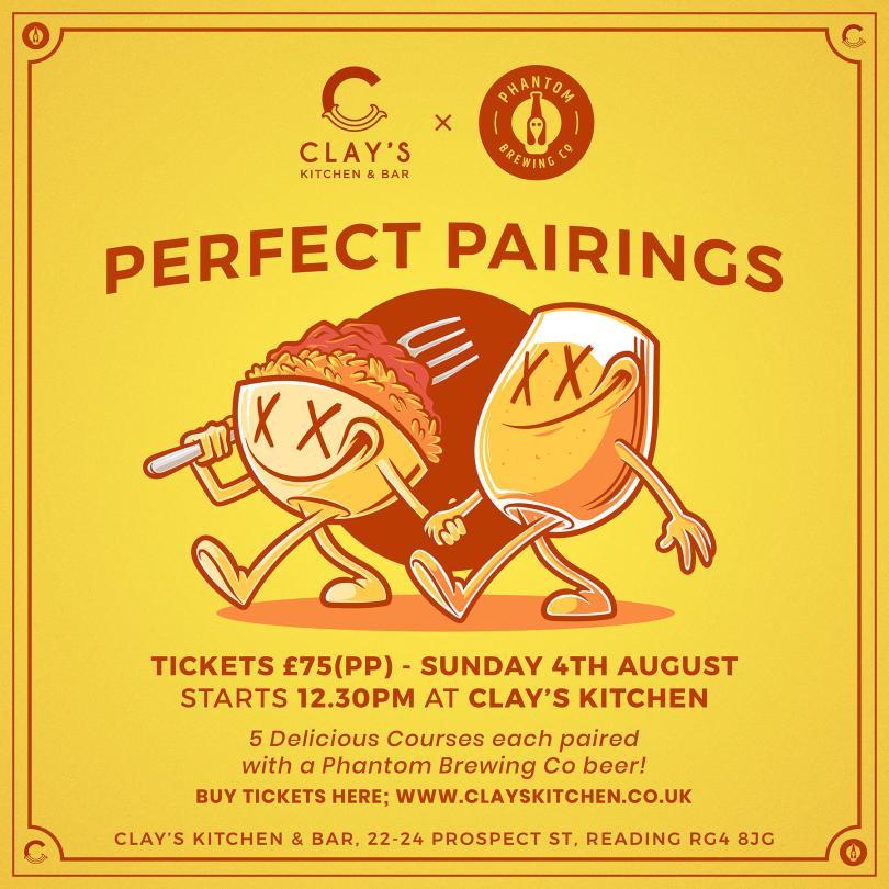 Phantom Brewing Co x Clay's Kitchen Pairing Event | What's On Reading