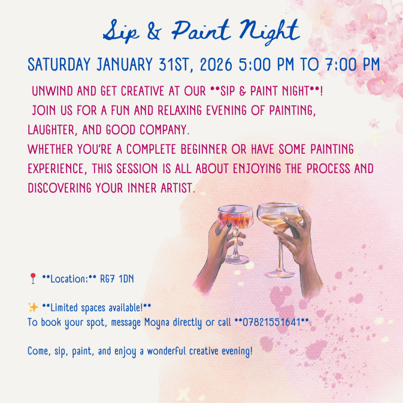 Sip And Paint | What's On Reading