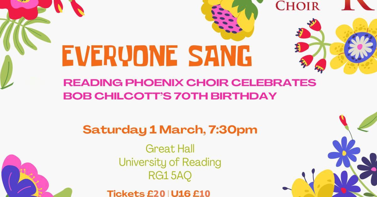 Concert: Everyone Sang | What's On Reading