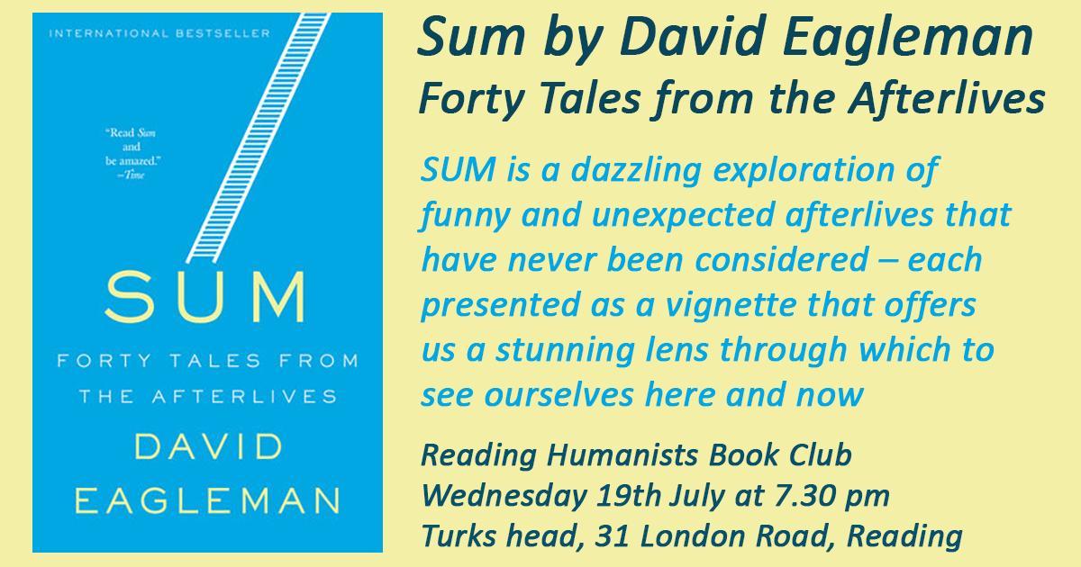 Book Club: Sum by David Eagleman | What's On Reading