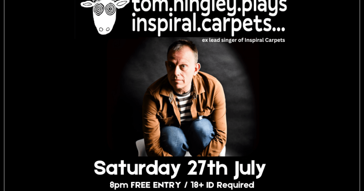 Tom Hingley (ex lead singer of The Inspiral Carpets) | What's On Reading