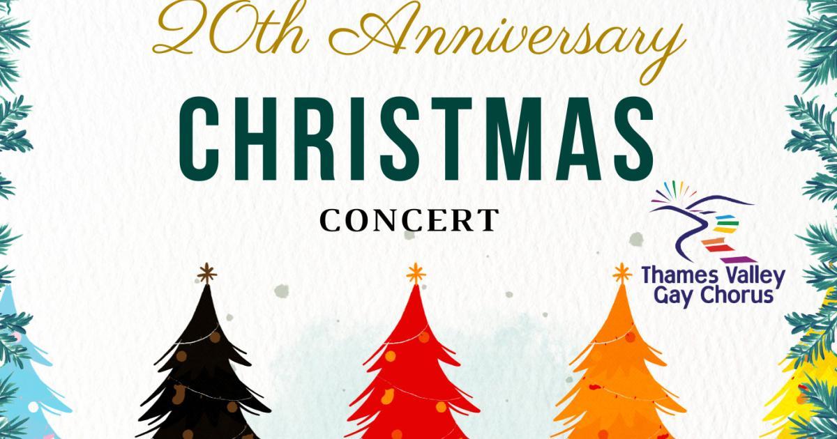 Thames Valley Gay Chorus 20th Anniversary Christmas Concert | What's On ...